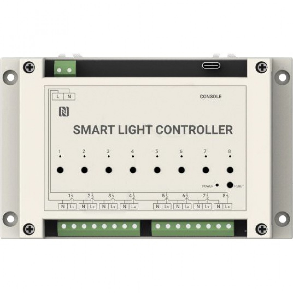 IoT Milesight Smart Light Controller LoRaWAN 16A max. 8 out FR -->