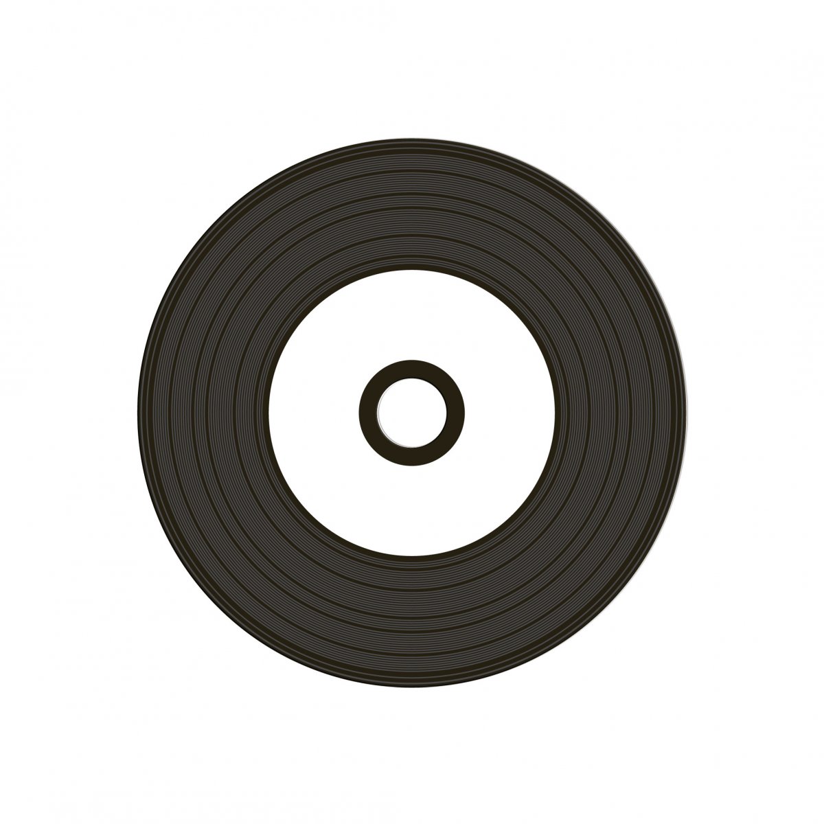 MediaRange Black Diamond Dye CD-R 700 MB 52x Vinyl impr