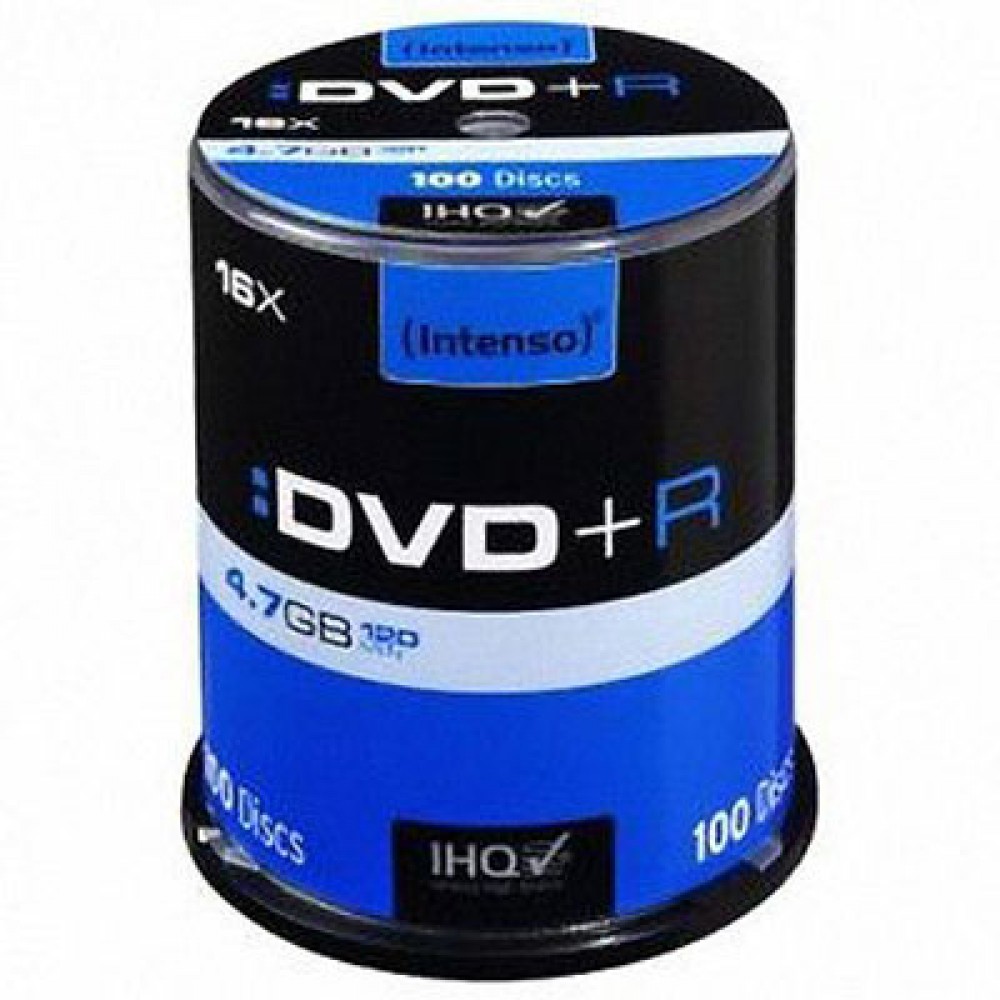 Intenso DVD+R 4.7 GB 16x imprimée 100 pièces