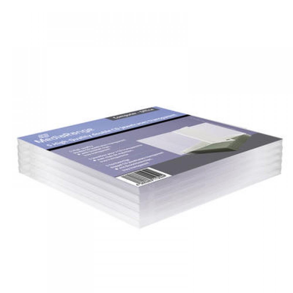 MediaRange Jewelcase für 2 CD/DVD - transparent - 5 Stück -->