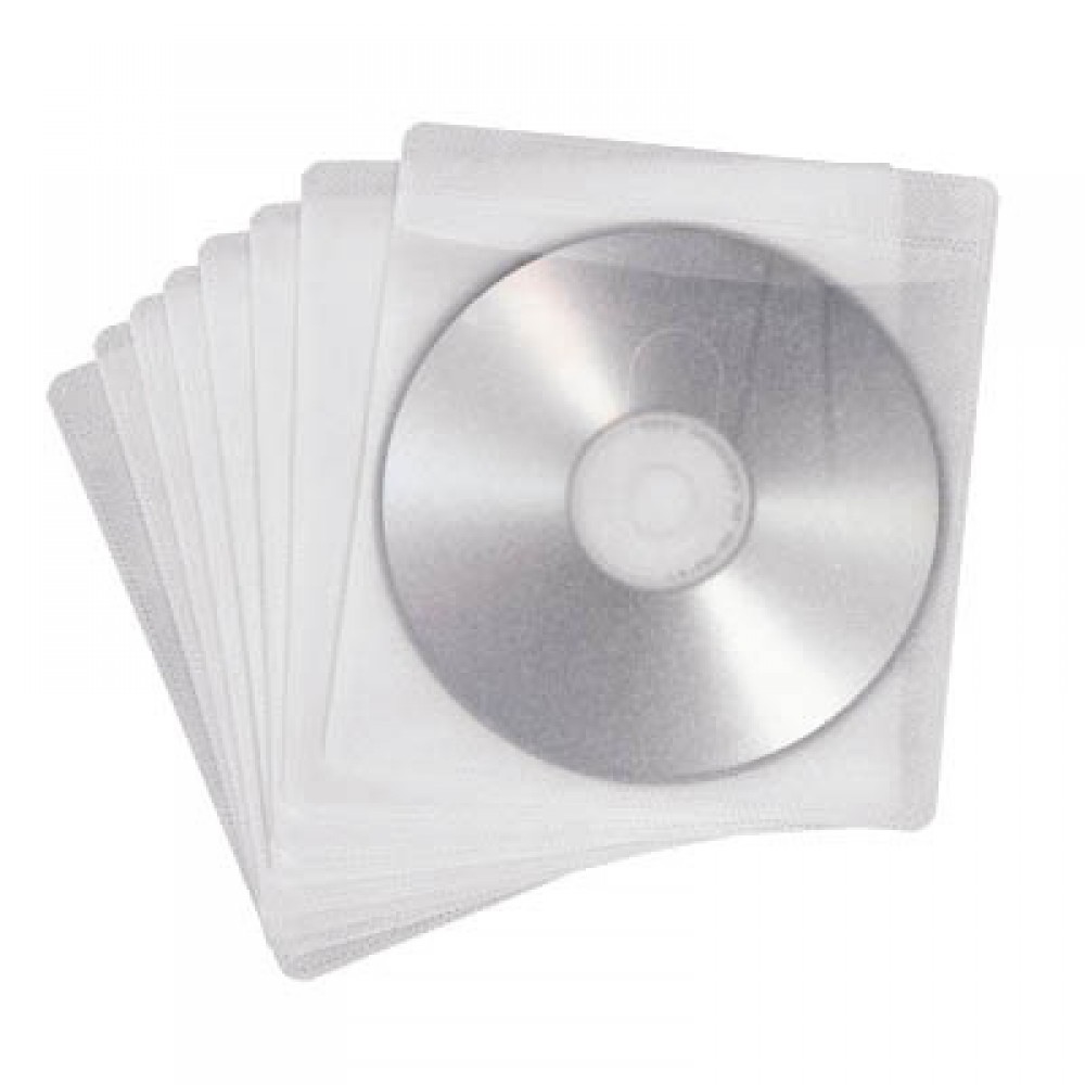 MediaRange Pochettes CD/DVD/BD - auto-collant - 50 pièces -->