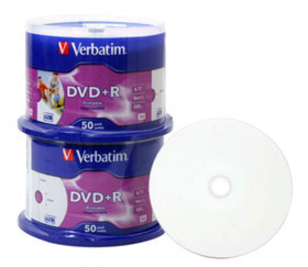 Verbatim DVD+R 4.7 GB 16x imprimable 100 pièces