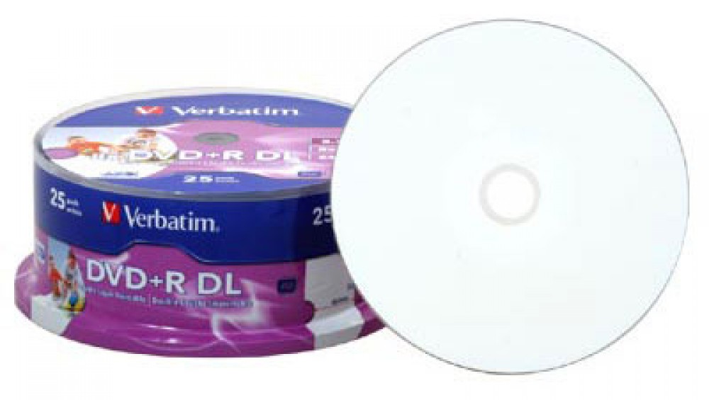 Verbatim DVD+R Double Layer 8.5 GB 8x imprimable 25 pièces