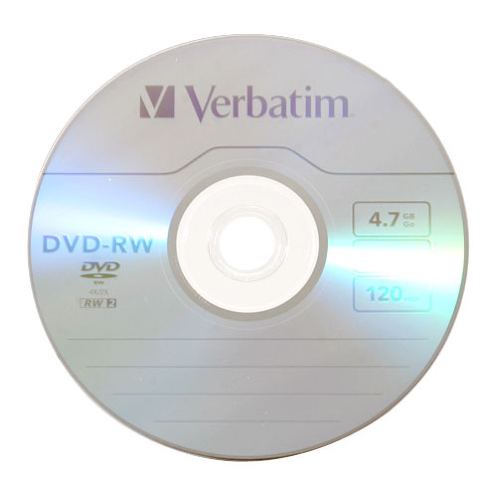 Verbatim DVD-RW 4.7 GB 4x imprimée 10 pièces