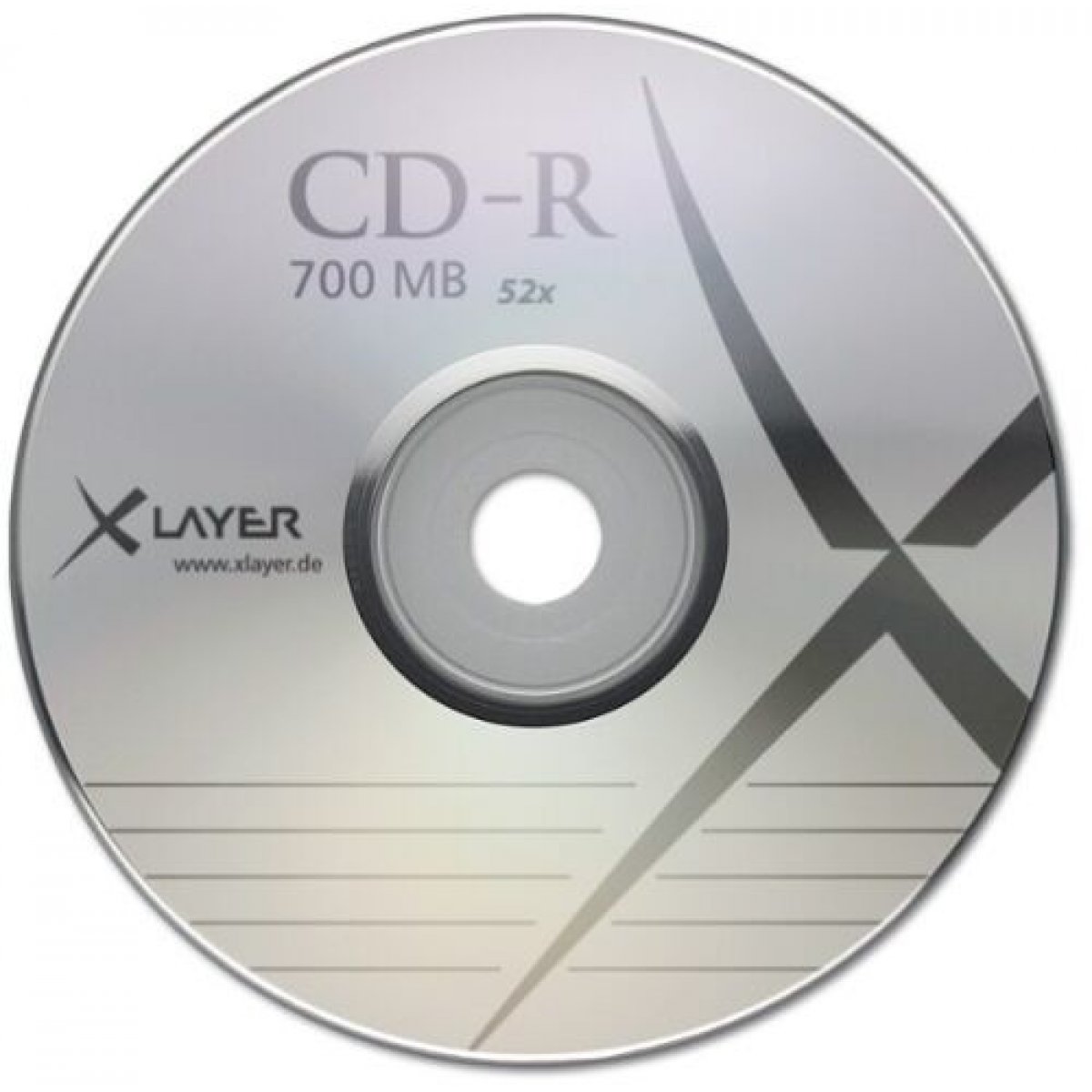 XLayer CD-R 700 MB - 52x - 100 pièces -->